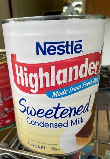 CONDENSED MILK HIGHLANDER 2.6KG TIN - Northern Foods