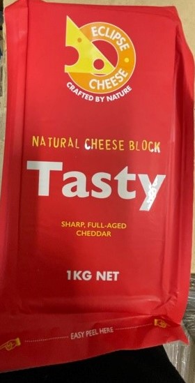 CHEESE BLOCK TASTY (12) 1KG PKT - Northern Foods