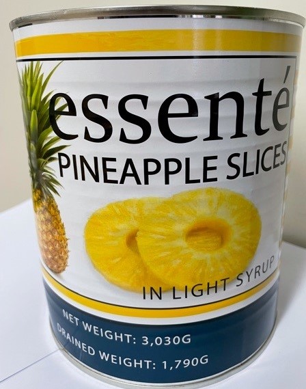 PINEAPPLE SLICES RINGS CHOICE (6) A10 TIN - Northern Foods